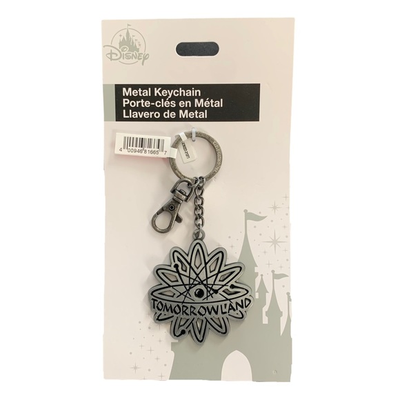 Disney | Accessories | Disney Tomorrowland Metal Keychain Blackgunmetal ...